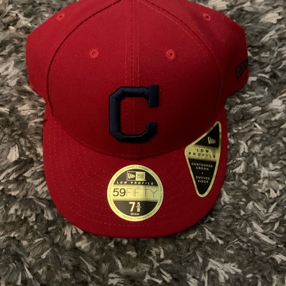 New Era | Accessories | Cleveland Guardians New Era Fitted Scarlet Cap ...